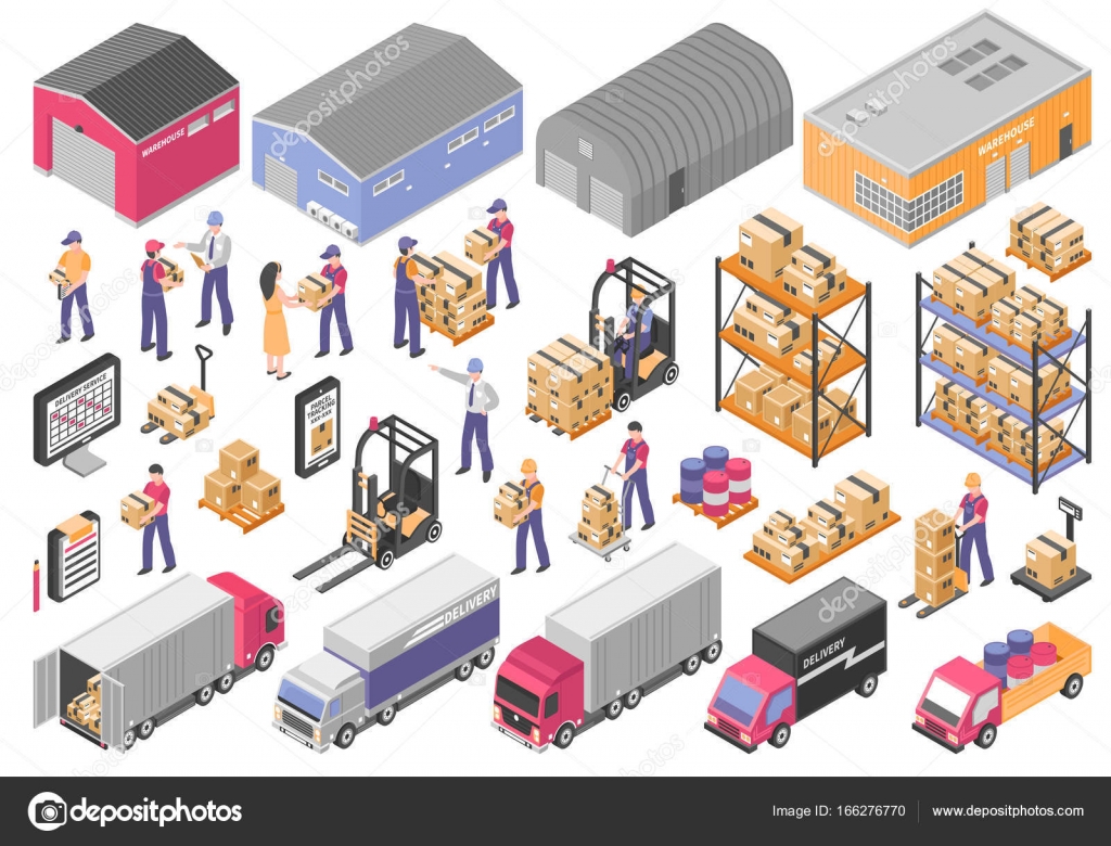 Logistics Icons Set Stock Vector Image by ©macrovector #166276770