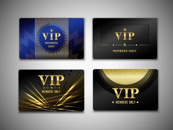 Vip cards set — Stock Vector © macrovector #53323789