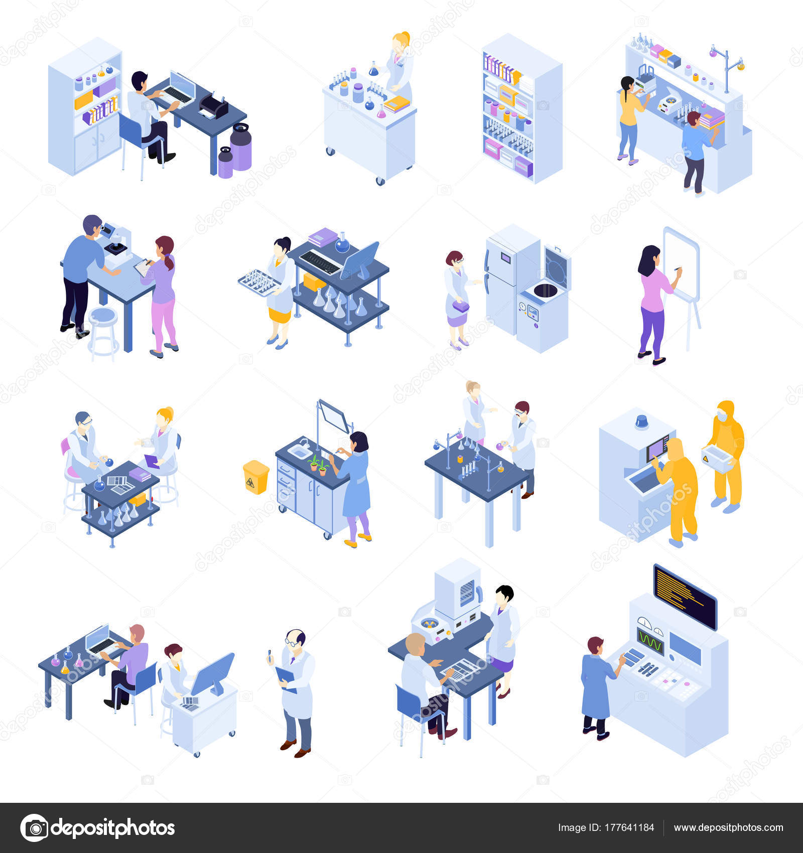 Isometric Scientific Laboratory Icon Set Stock Vector Image by ... Isometric Scientific Laboratory Icon Set Stock Vector Image by ...