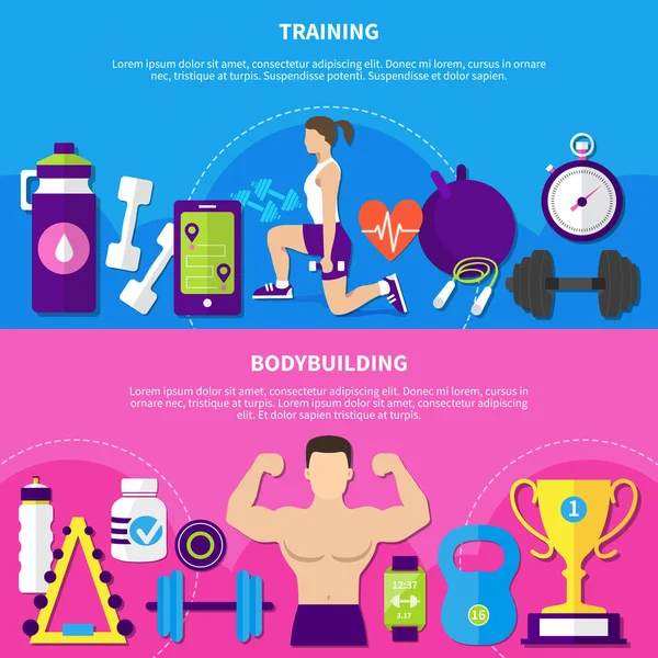 Obesity Horizontal Banners Stock Vector by ©macrovector 109270744