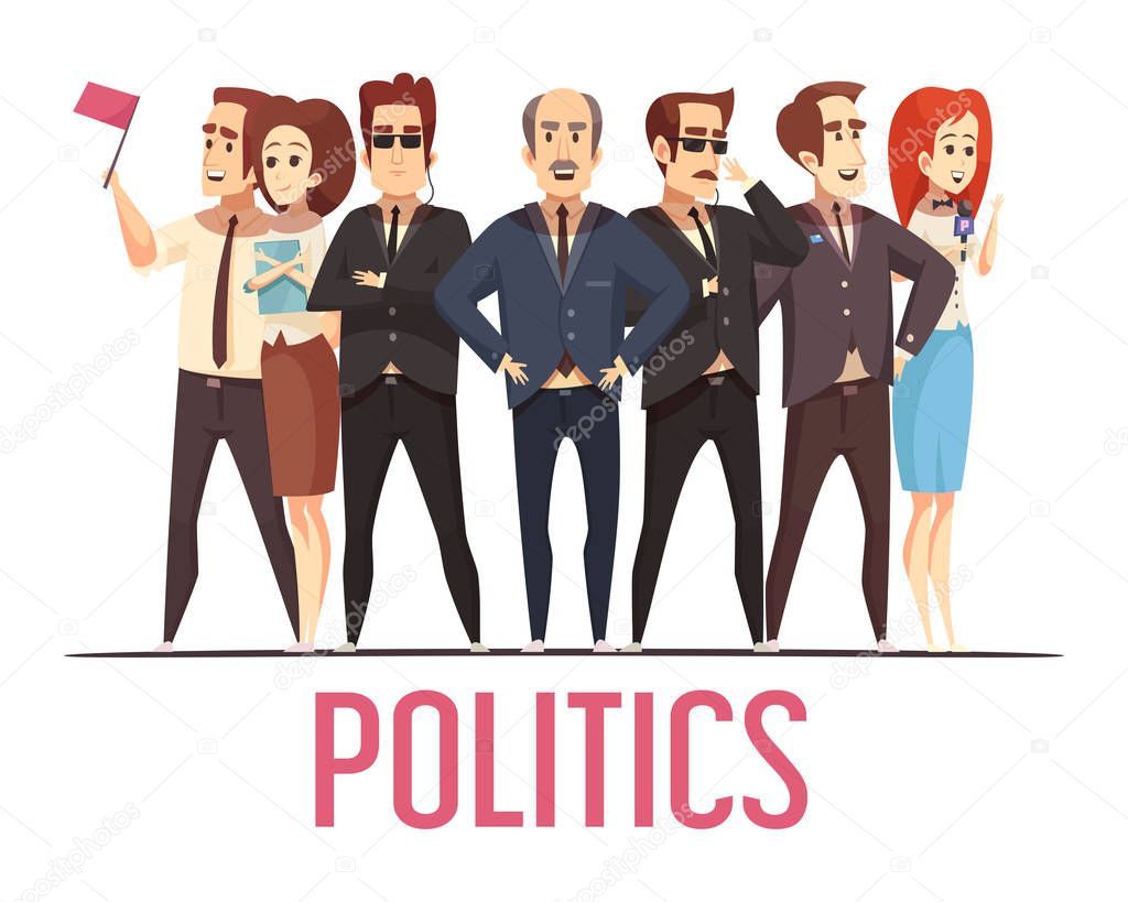 Políticas Personas electorales Composición de dibujos animados 2023