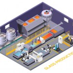 Isometric Factory Flowchart Stock Vector Image by ©macrovector #74008565