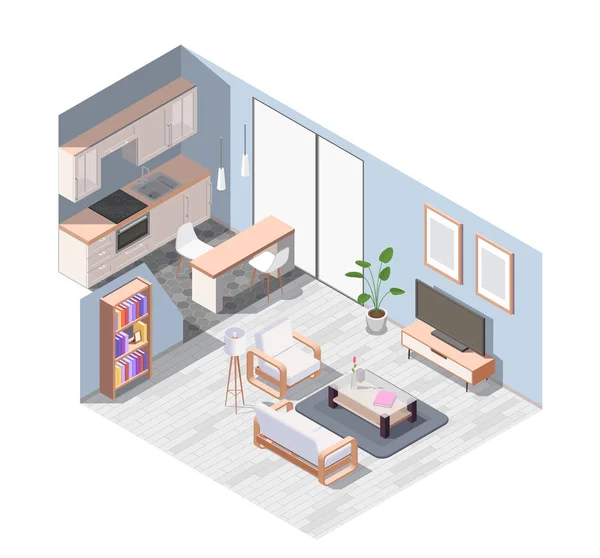 Interior Furniture Isometric Composition - Stock Image - Everypixel