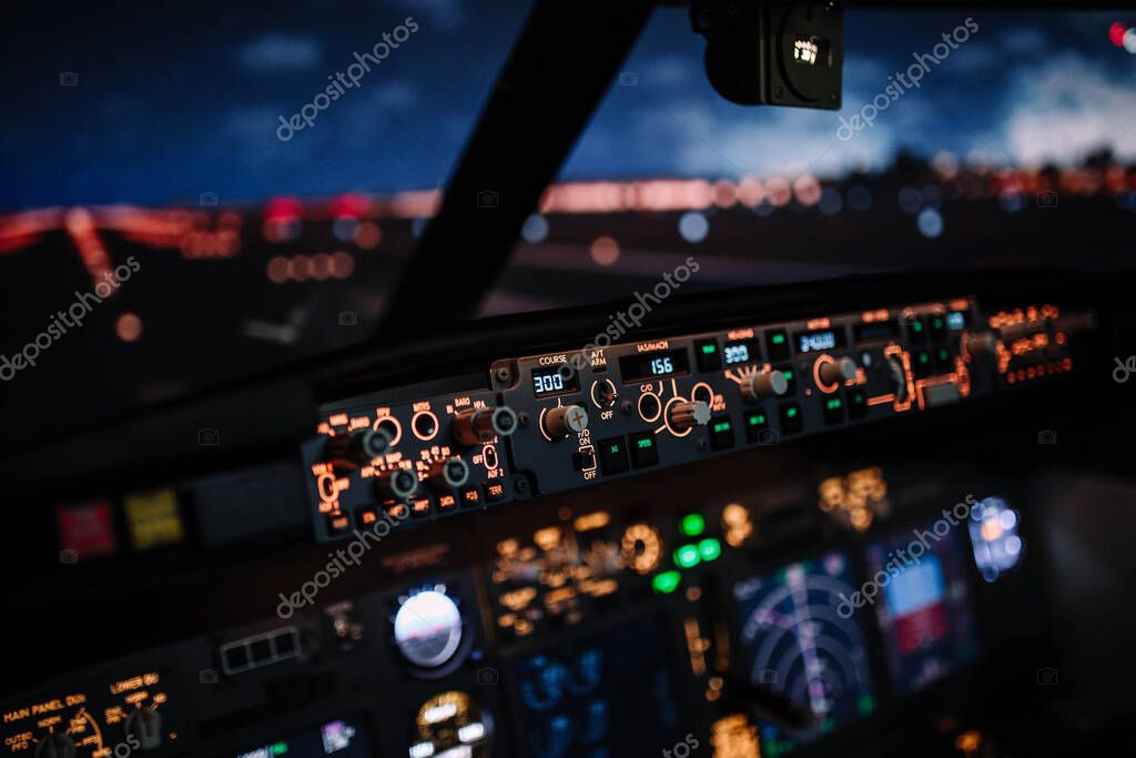 Controlador piloto automático. Sistema de navegación de pantalla de ...