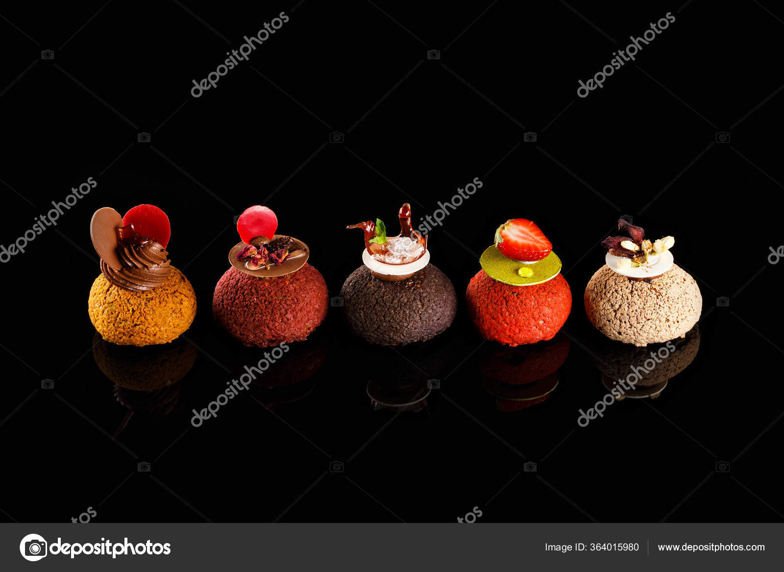 Choux Cream Assorted Cream Fillings Strawberry Raspberry Top ...