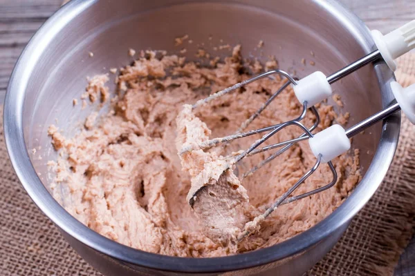 Mixing Muffin Cake Mixture For Baking - Stock Image - Everypixel