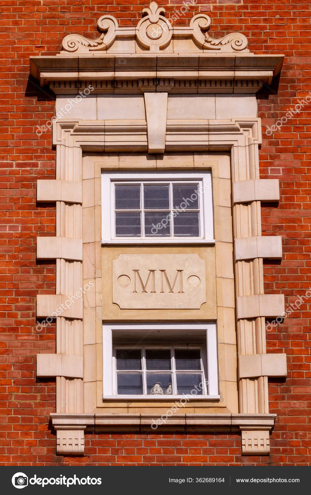 Carved Sandstone Window Frame Modern Windows Historic Building Turn ...