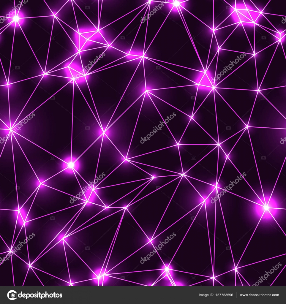 Pink seamless pattern with neon triangles Stock Vector by ©ledinka ...