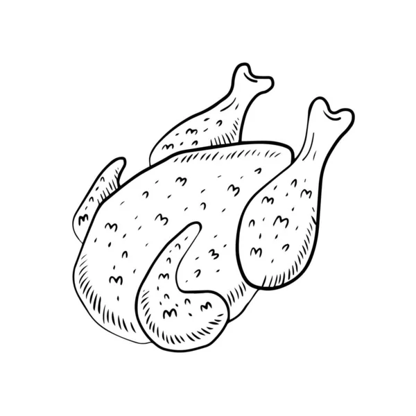 Chicken Meat Coloring Page