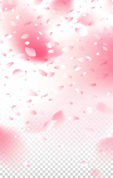 Falling flower petals Vector Art Stock Images | Depositphotos