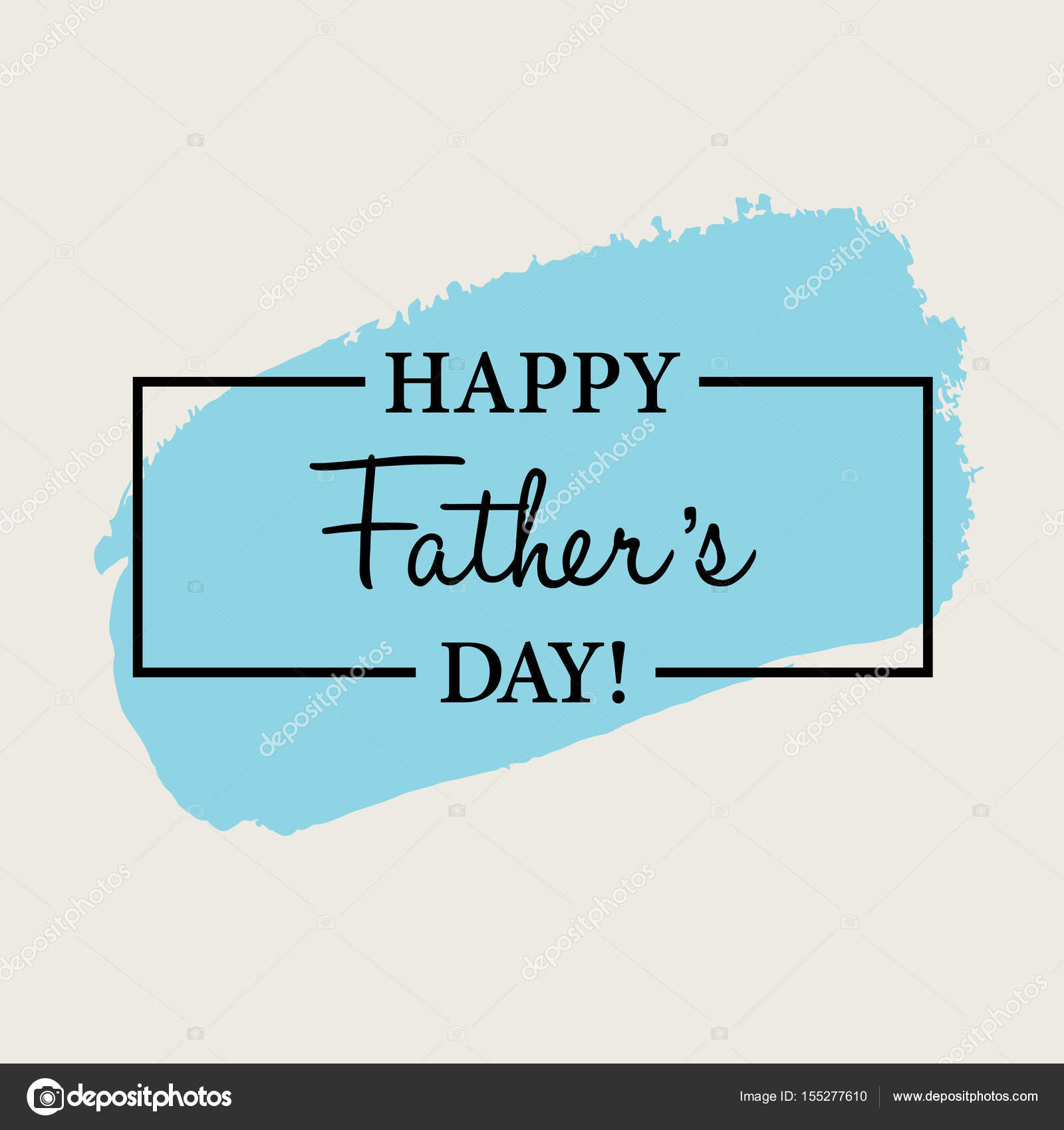 Feliz día de los padres tarjeta de felicitación Vector de stock ...