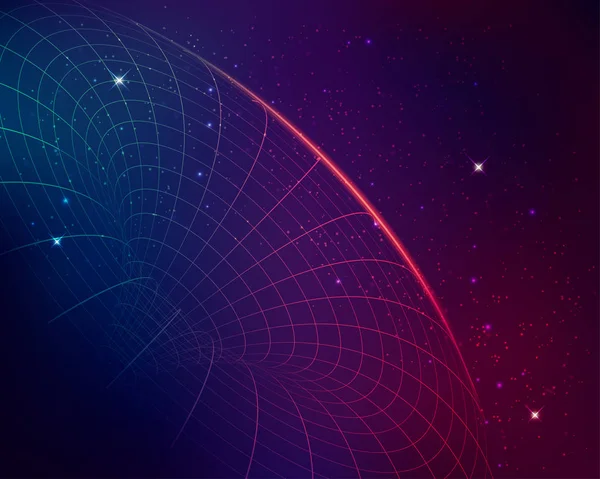 Wireframe Grid Dimension Futuristic Backdrop Abstract Technology ...