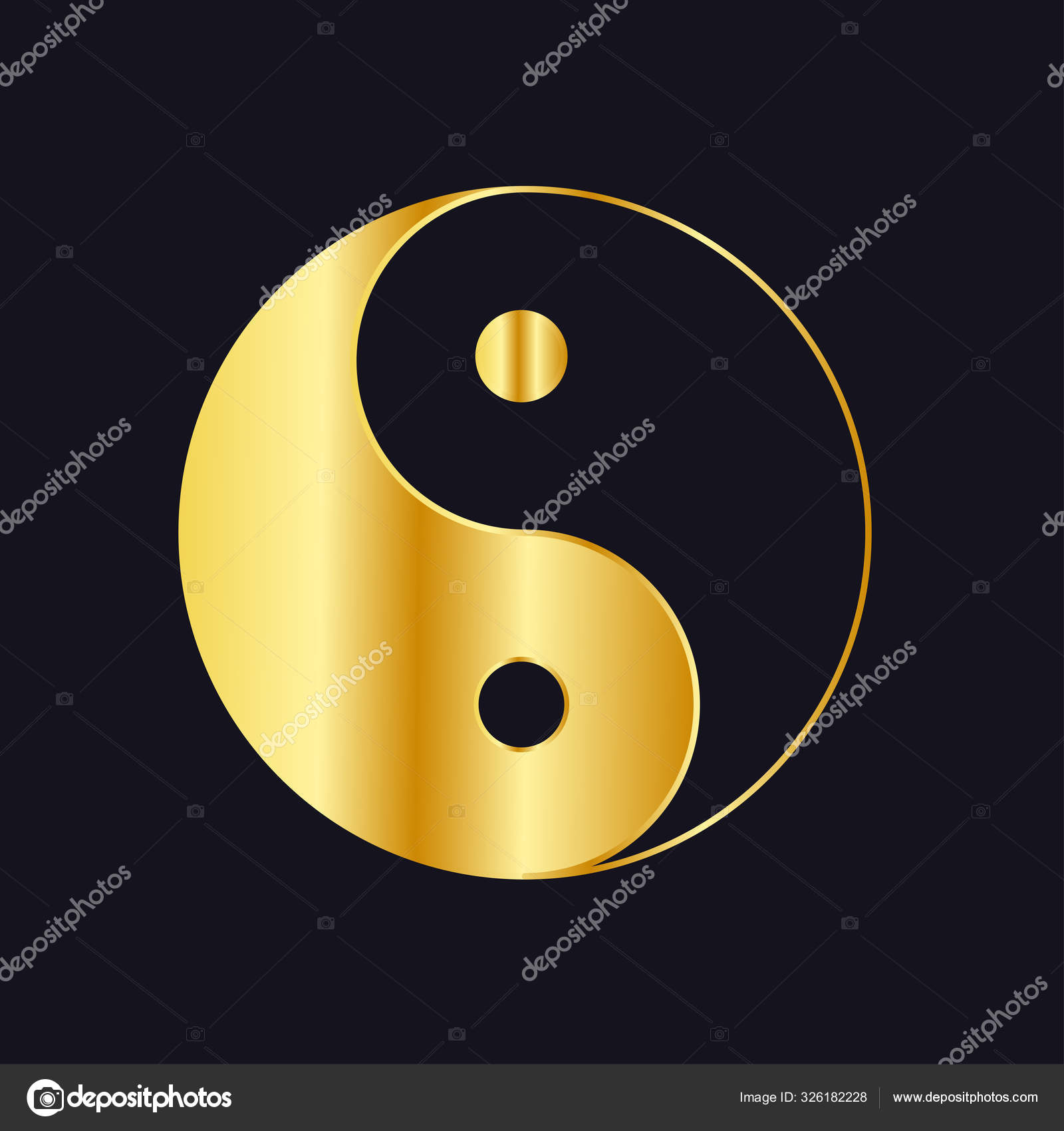 Yin Yang Symbol Black Background - Infoupdate.org