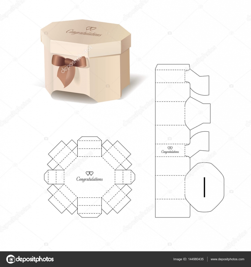 Octagon Box Template