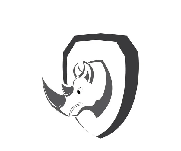 Logo kepala badak Vektor Stok, Ilustrasi Logo kepala badak Bebas ...