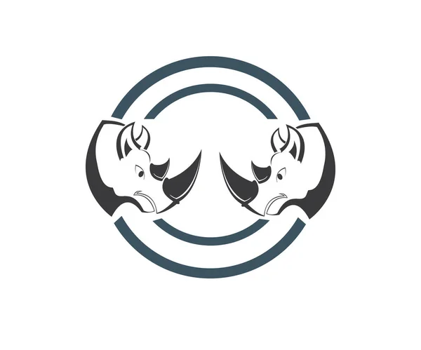 Logo kepala badak Vector Art Stock Images | Depositphotos