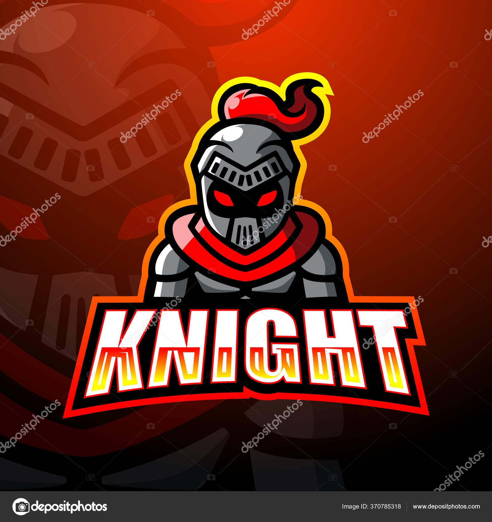 Knight Mascot Vector