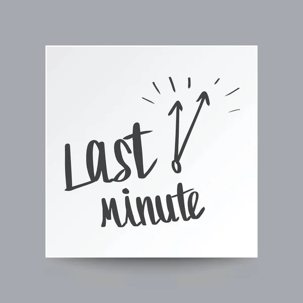 Last minute Vector Art Stock Images | Depositphotos