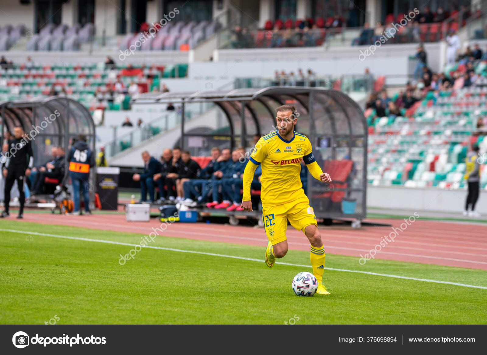 Minsk Belarus May 2020 Bate Borisov Player Belarusian Cup Final — Stock ...