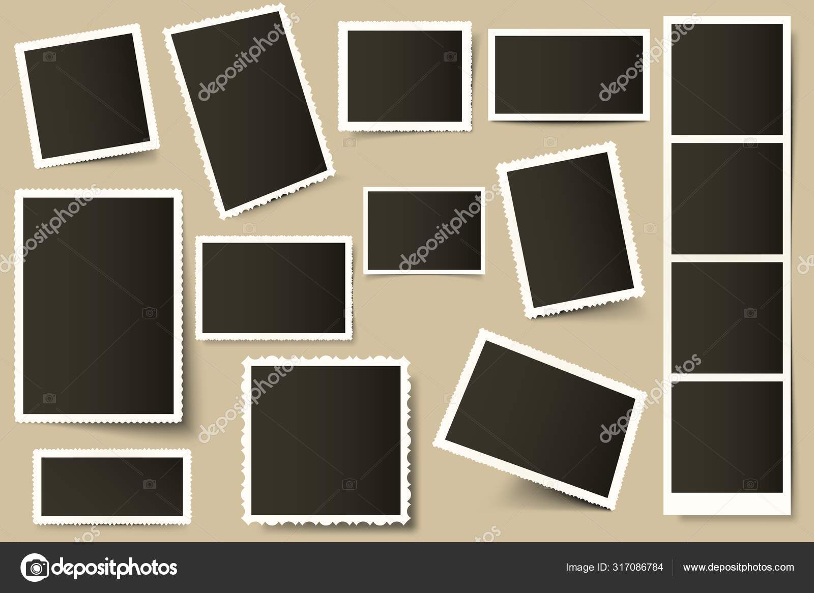 Vintage Square Borders