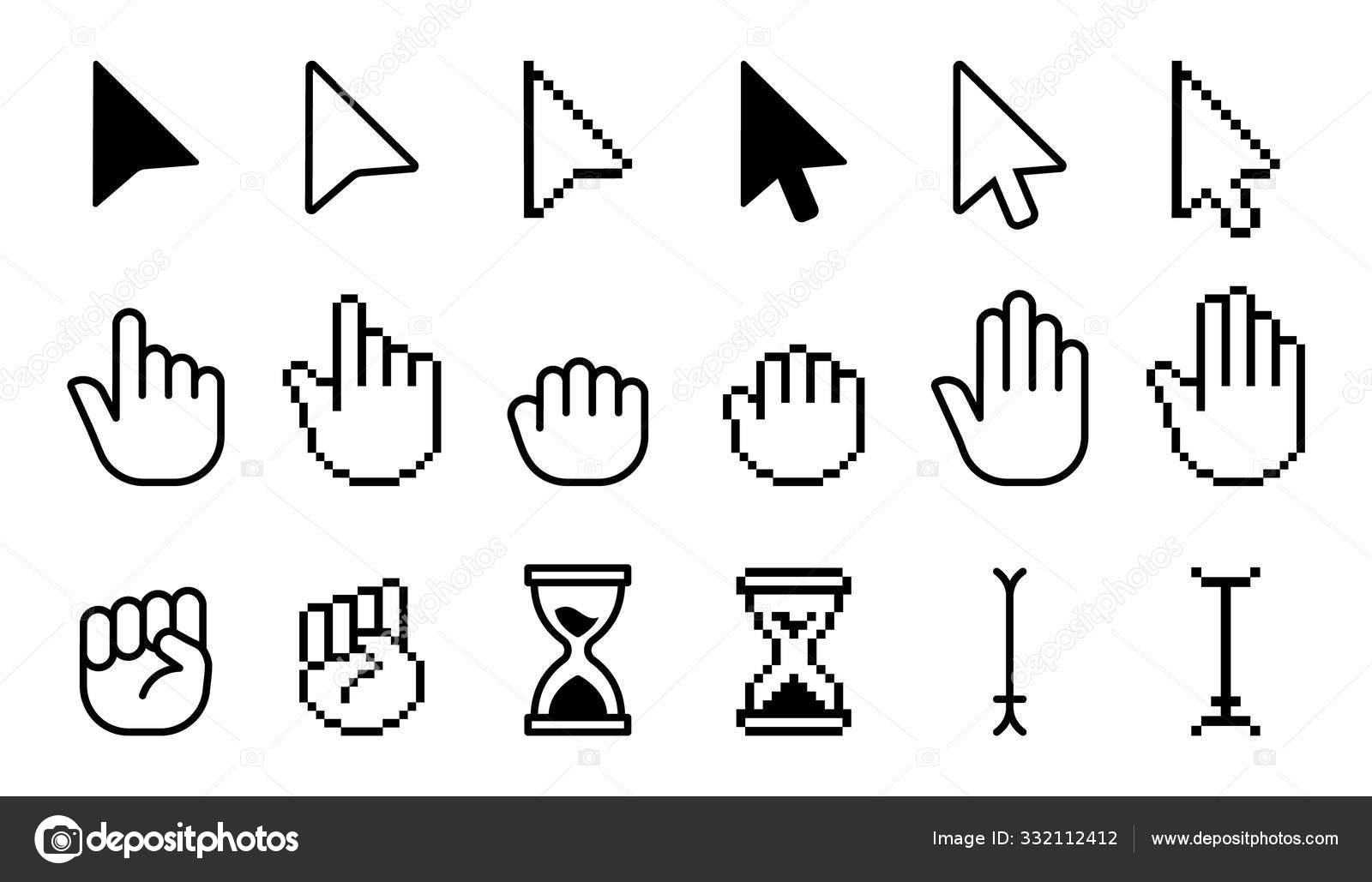 Icono De Flecha Del Cursor