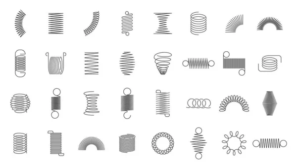 Spiral spring Vector Art Stock Images | Depositphotos