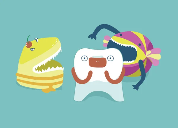 Cartoon tooth decay Stock Vector Image by ©estherqueen999 #156275528