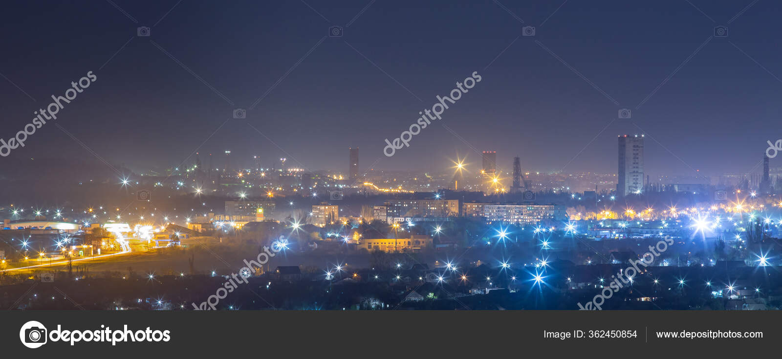 Night City Landscape Eastern Europe — Stock Photo © Maksim_Maksimovich ...
