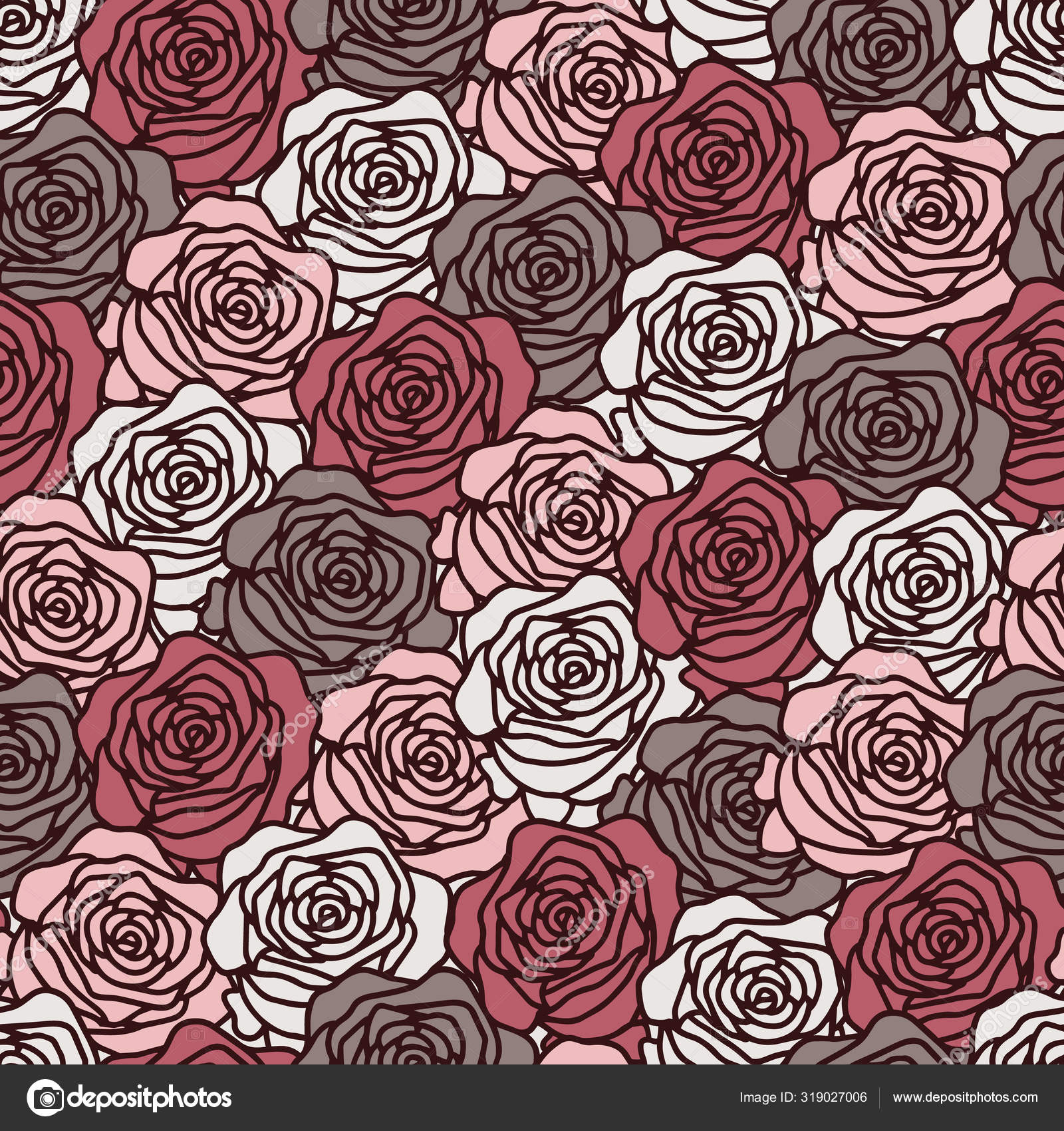 Simple Vector Flower Wallpaper