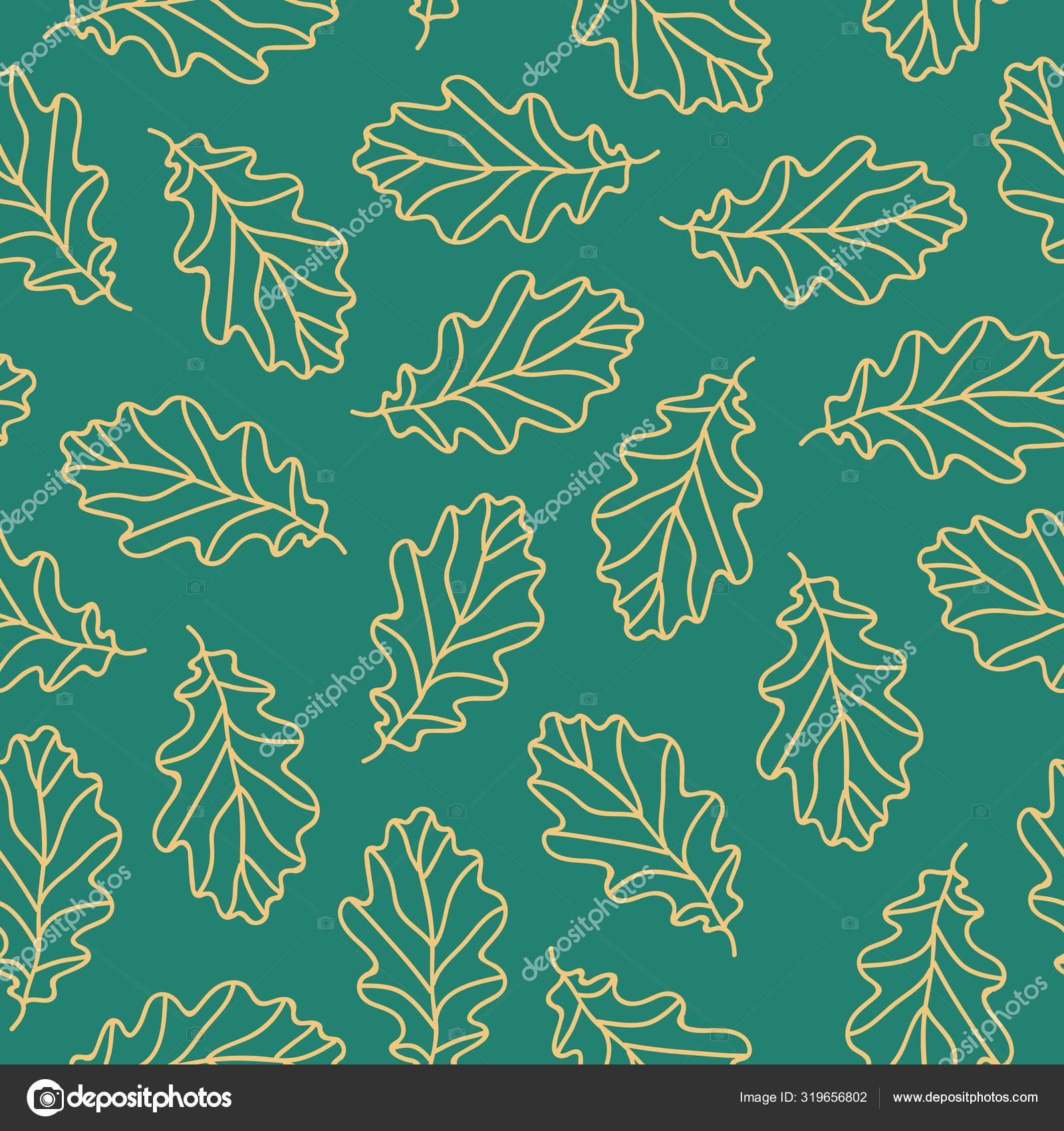 Simple Oak Leaf Pattern
