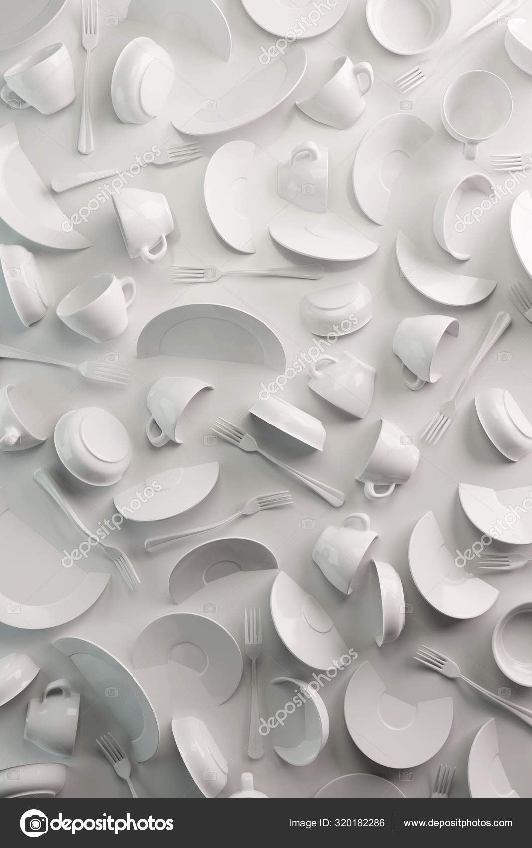 White Food background concept for design menu restaurant or cafe. Food ...