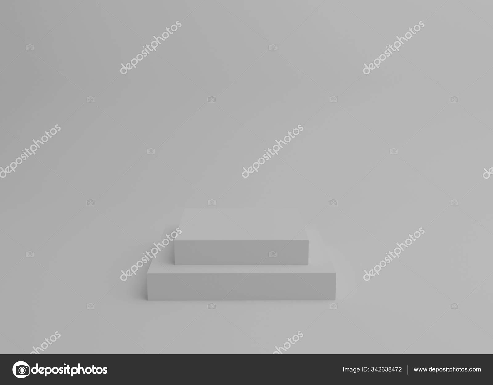 White Square Base 3Dcg Rendering Image — Stock Photo © enra #342638472