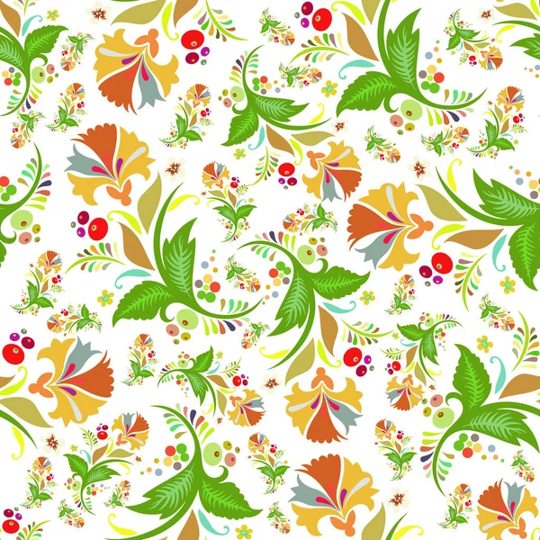 Seamless repeating floral pattern.Vector — Stock Vector © alexma #142172518