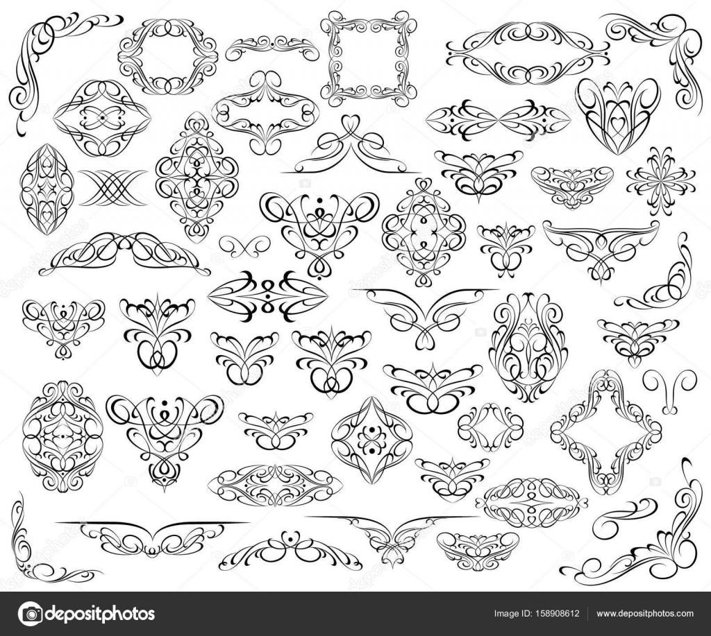 Set of design elements.Vector illustration. Stock Vector by ©Vlades911 ...