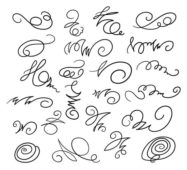 Letter c calligraphy | Set of Hand drawn vector calligraphy letter C ...