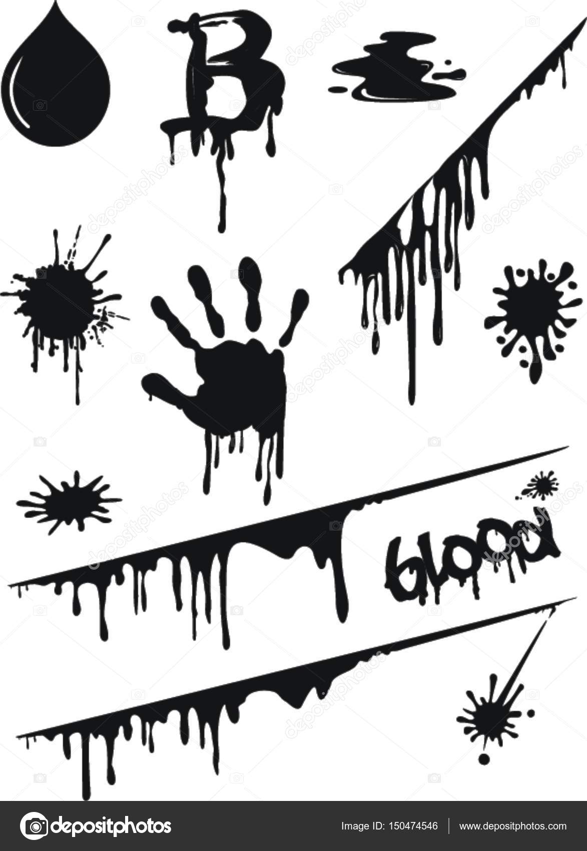 Vector set of different blood drops Stock Vector by ©halimqd 150474546