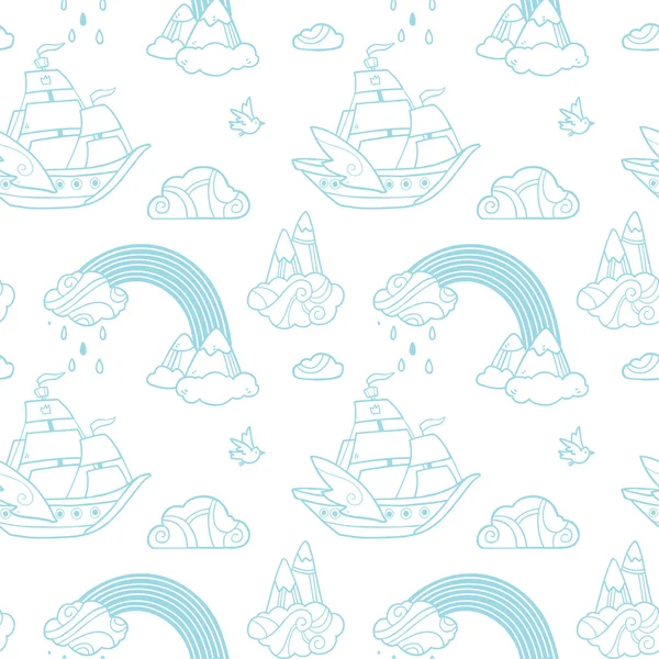 Magic cute baby pattern — Stock Vector © Lunter #125609476