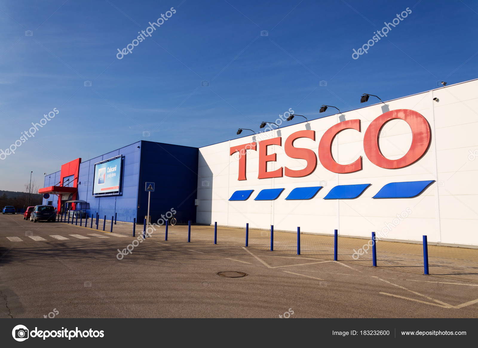 Tabor Czech Republic February 2018 Tesco Company Logo Supermarket ...
