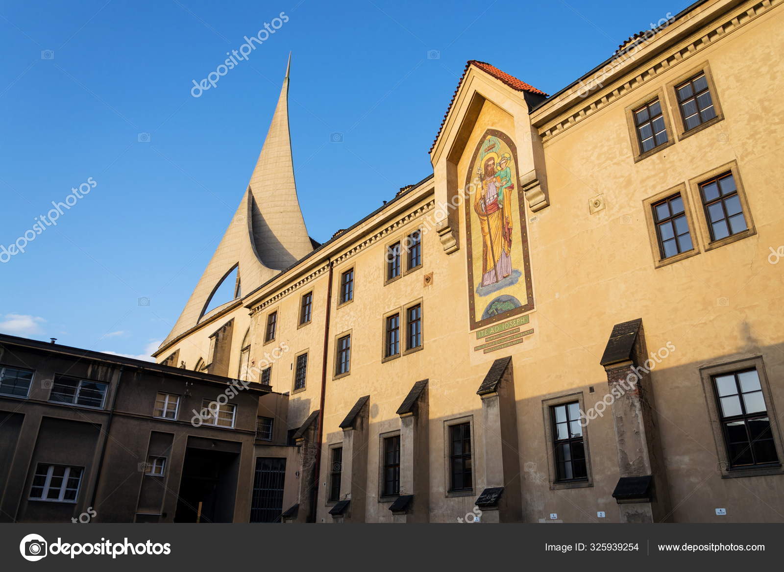 Mosaic Saint Joseph Latin Inscription Ite Joseph Meaning Joseph ...