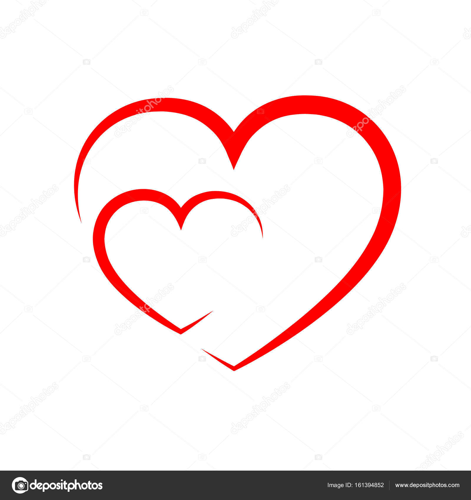 Clipart Hjerteomriss