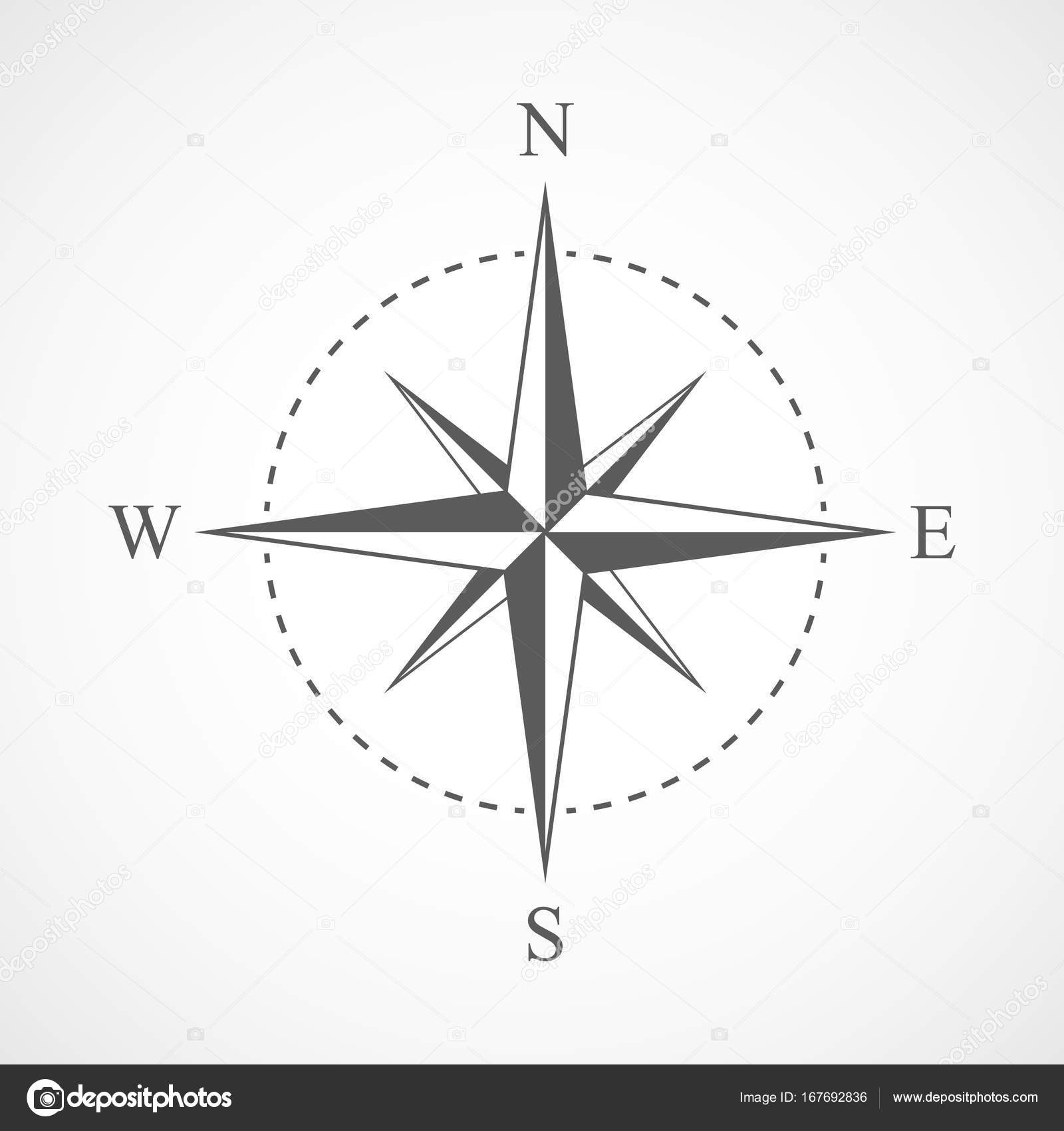Gray compass icon. Vector illustration. Stock Vector Image by ©chekman1 ...