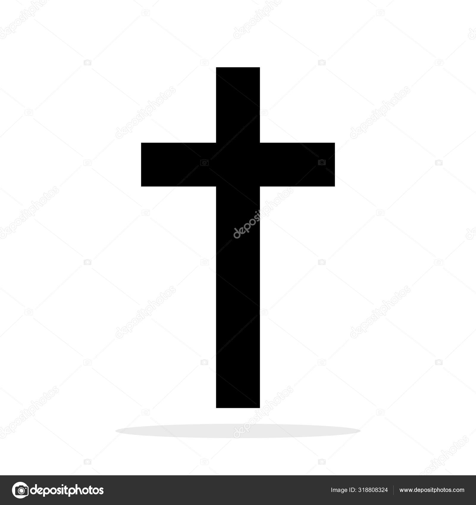 Icono Cruz Cristiana - vector . Vector de stock por ©chekman1 318808324