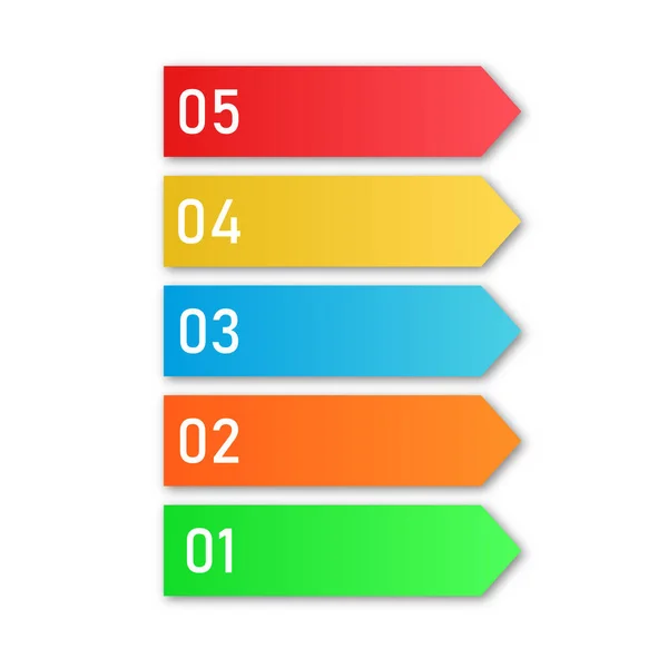 Pasos del proceso. Vector Elementos infográficos. 2024