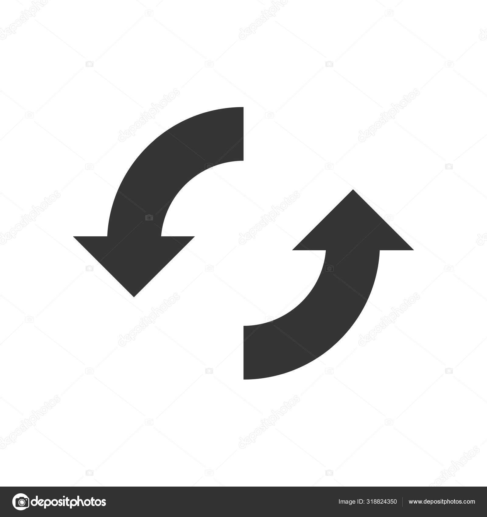 Flecha circular - vector . Vector de stock #318824350 de ©chekman1