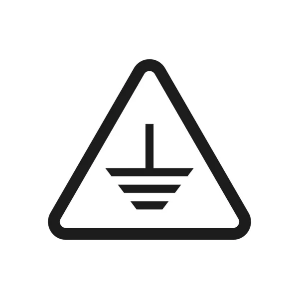 Electrical grounding symbol - vector. Stock Vector Image by ©chekman1 ...