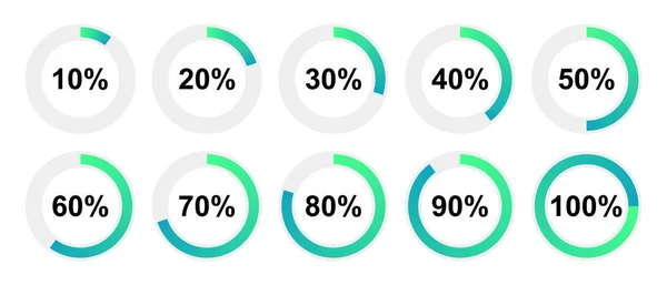 2,663,173 Circular porcentaje gráfico de barras Vector Images ...