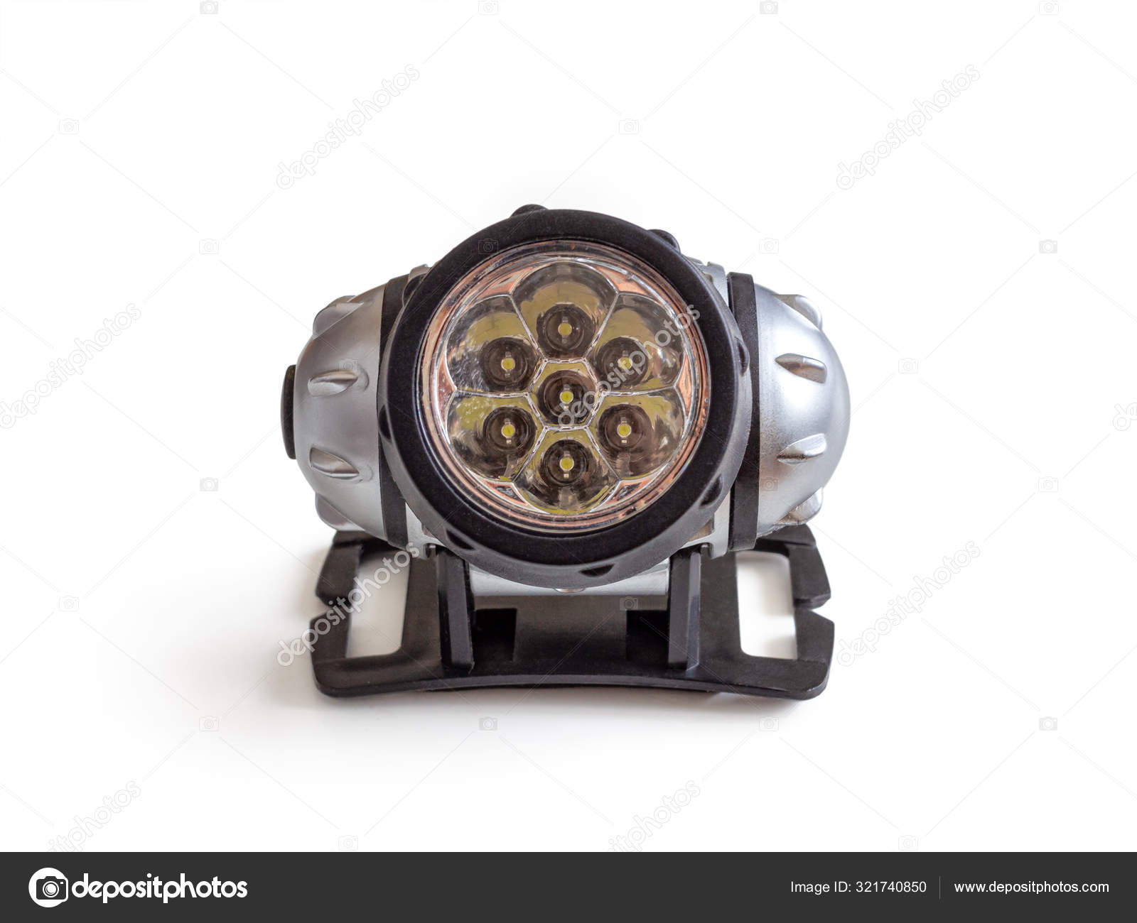 Led flashlight with head mount, for tourists Stock Photo by ©roundex ...