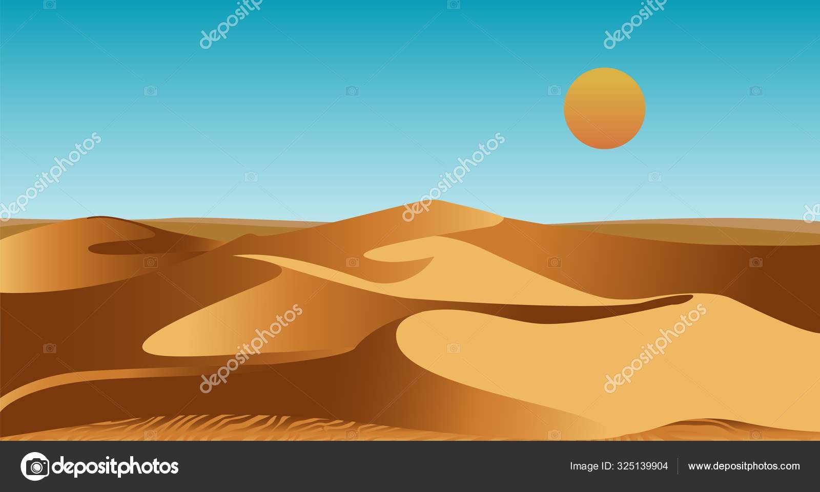Sahara Desert Cartoon