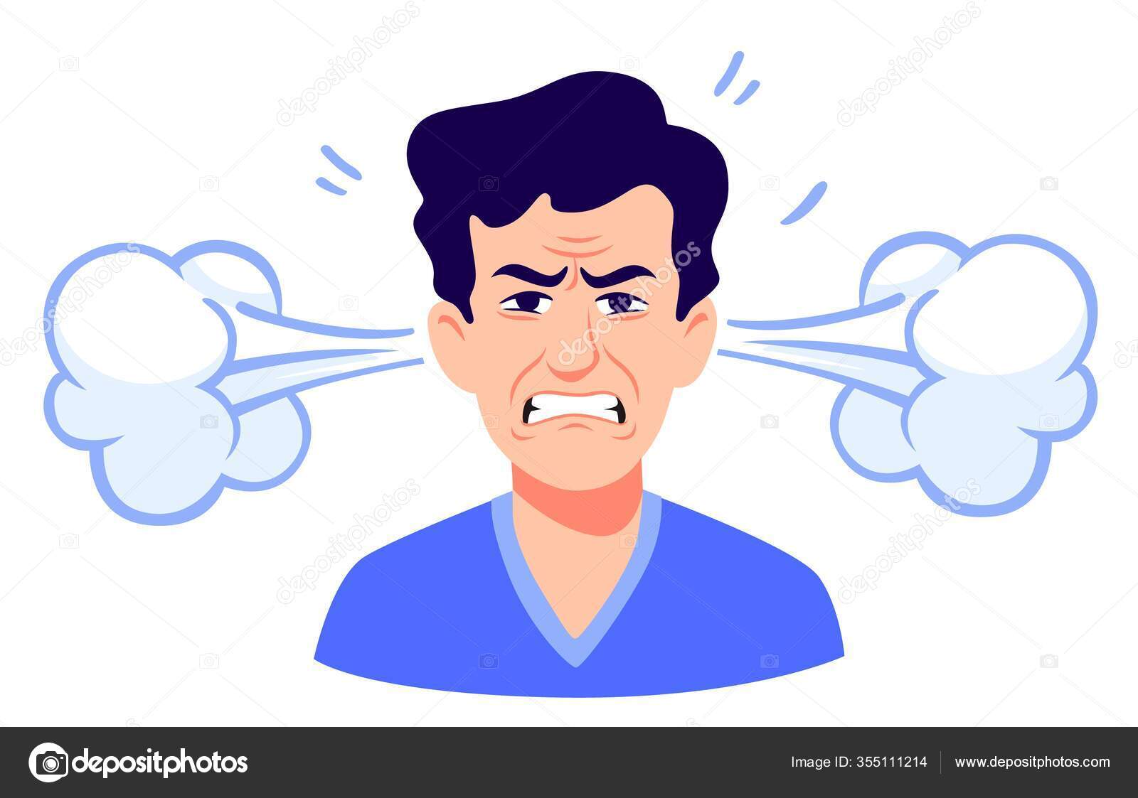 Stom Gezicht Cartoon