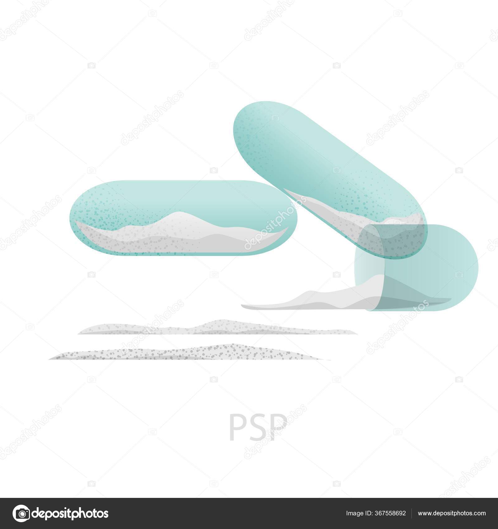 Capsules psp phenicclidine with contents. The concept of synthetic ...